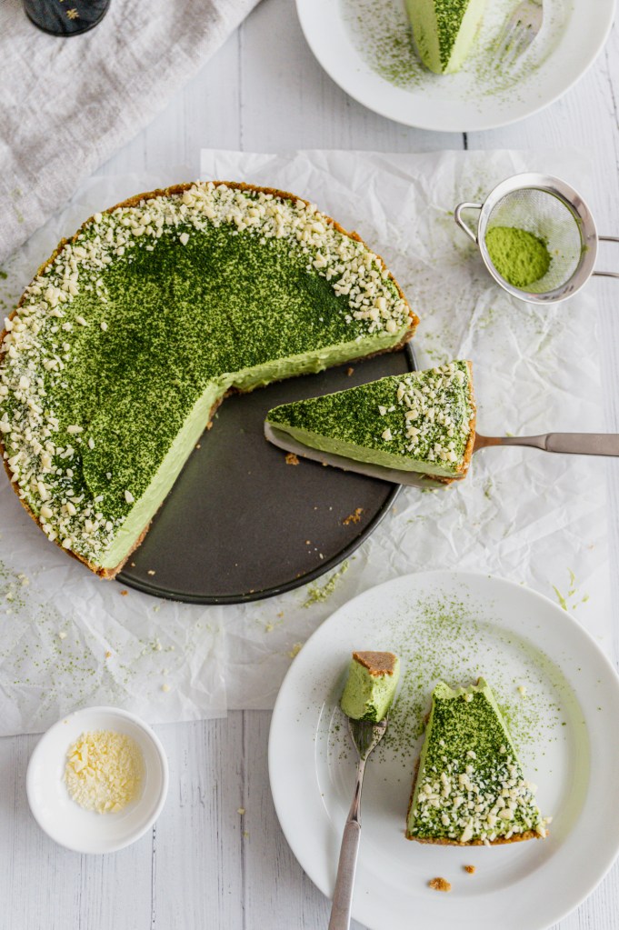 Matcha Cheesecake - RECIPE - nobizlikedoughbiz
