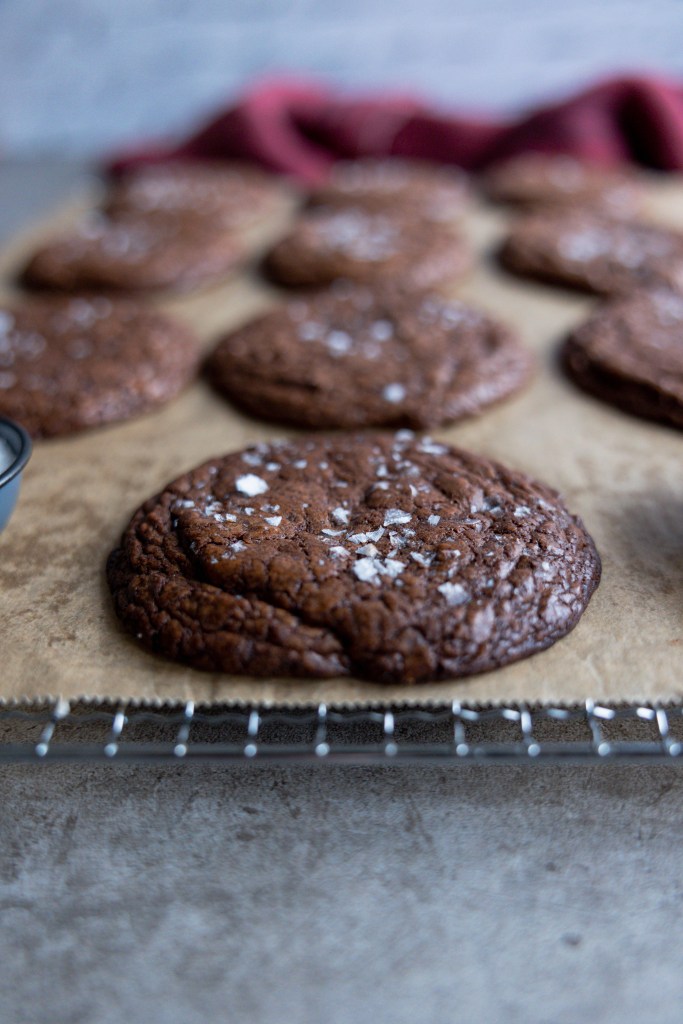 Chocolate Licorice Brownie Cookies - RECIPE - nobizlikedoughbiz