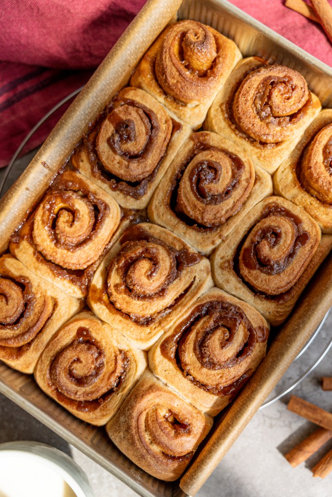 Sourdough Cinnamon Rolls - RECIPE - nobizlikedoughbiz
