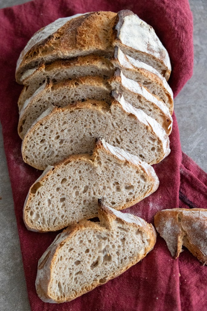 Rustic Artisan Bread with a Golden Crust - RECIPE - nobizlikedoughbiz